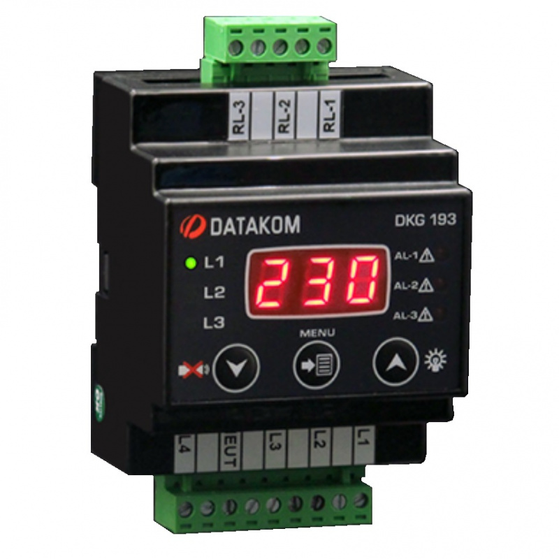 DATAKOM DKG-193 PHASE SELECTOR RELAY. ATS, AMF, AVR, ECM, DKG ...