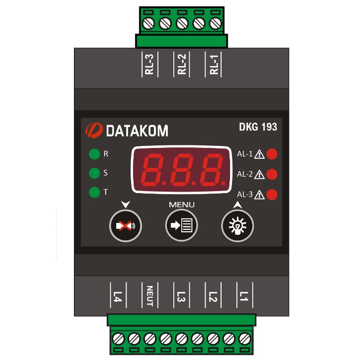 DATAKOM DKG-193 PHASE SELECTOR RELAY. ATS, AMF, AVR, ECM, DKG controllers for diesel, gas ...